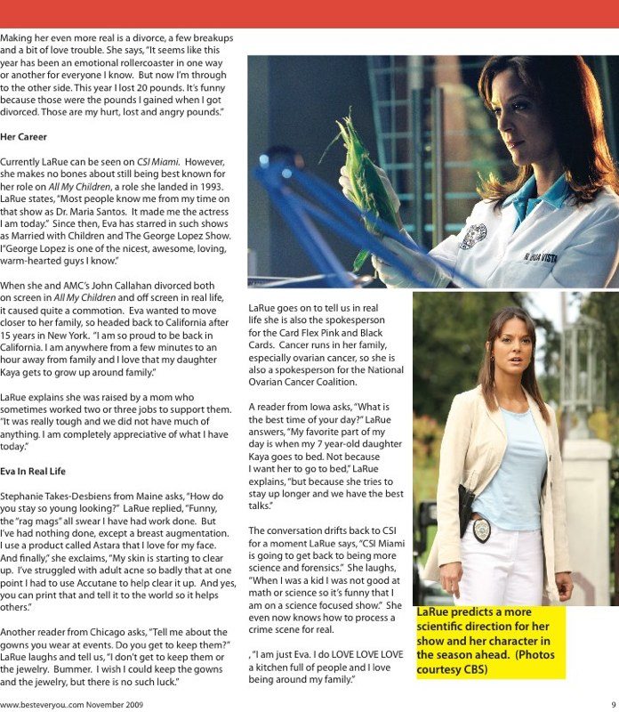 Best Ever You Magazine | One Planet | Eva LaRue