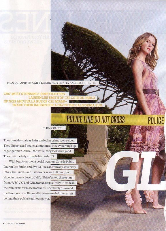 CBS Watch Magazine: April 2009 | One Planet | Eva LaRue