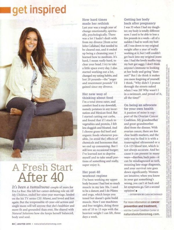Natural Solutions Magazine | One Planet | Eva LaRue